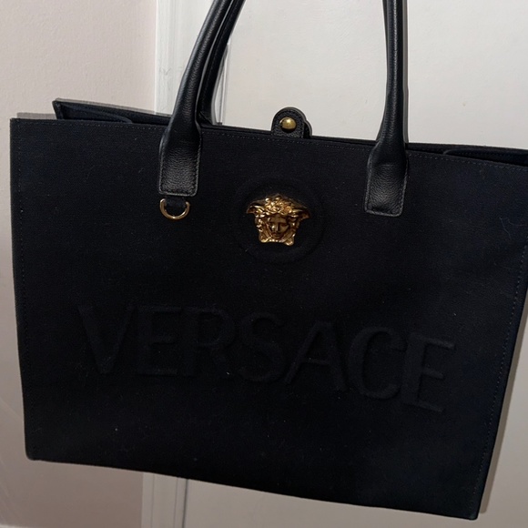Versace | Bags | Authentic Versace Tote Bag | Poshmark